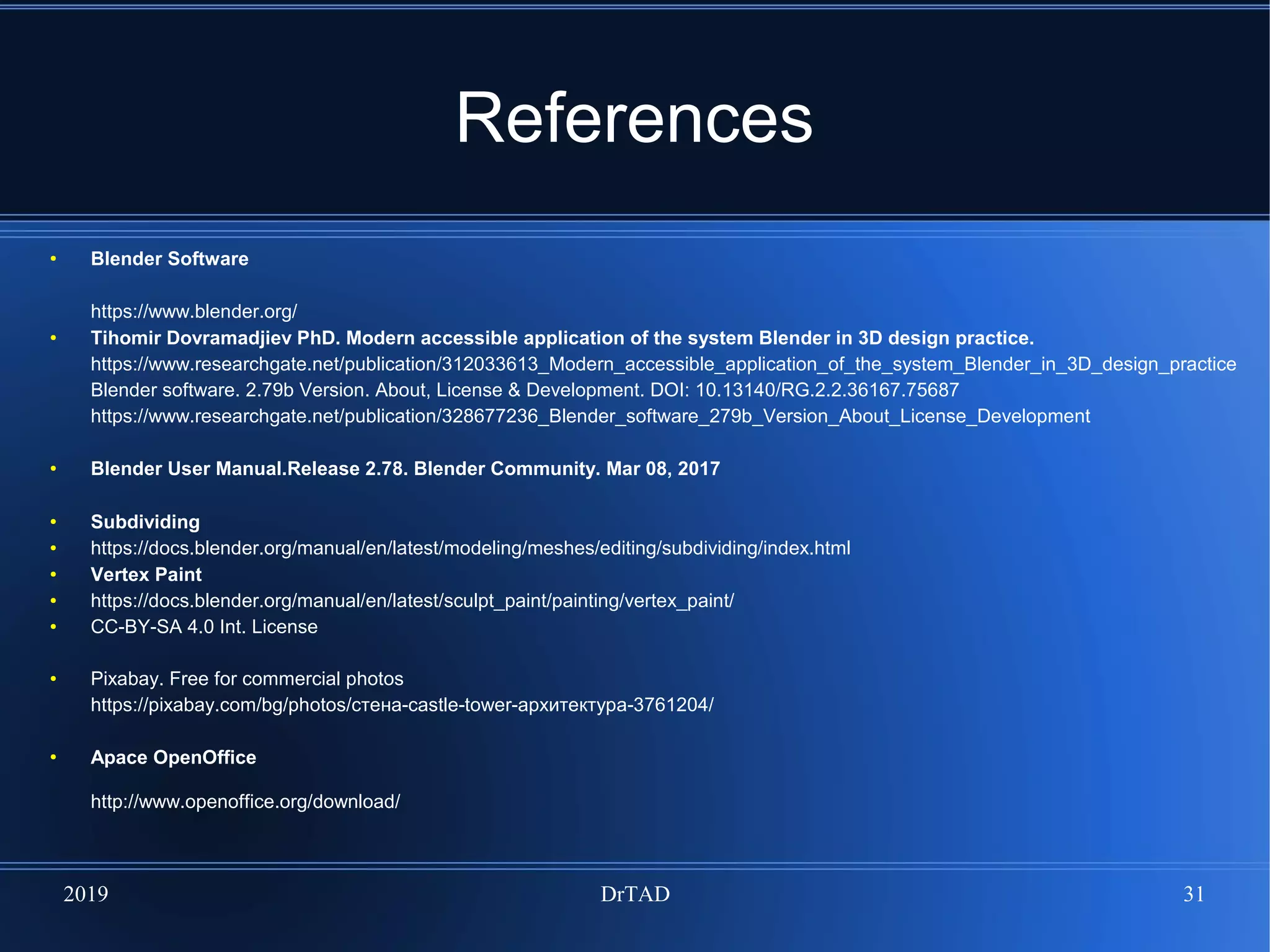 DrTAD Blender software. Vertex Paint & Render. Tutorial / 2 Examples ...