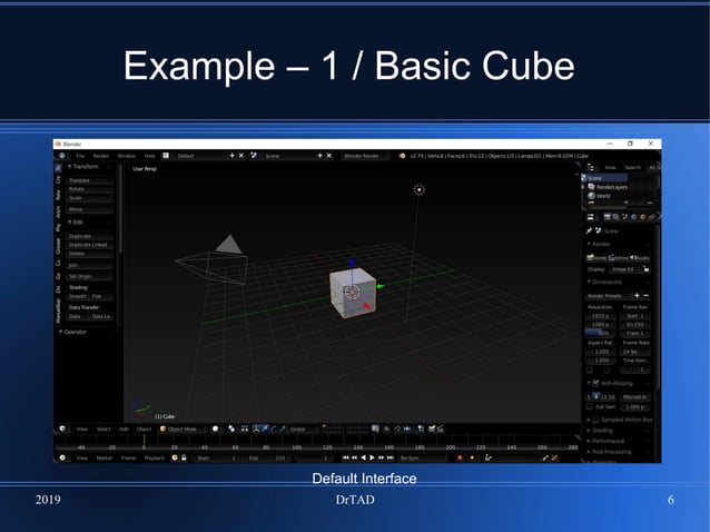 DrTAD Blender software. Vertex Paint & Render. Tutorial / 2 Examples ...