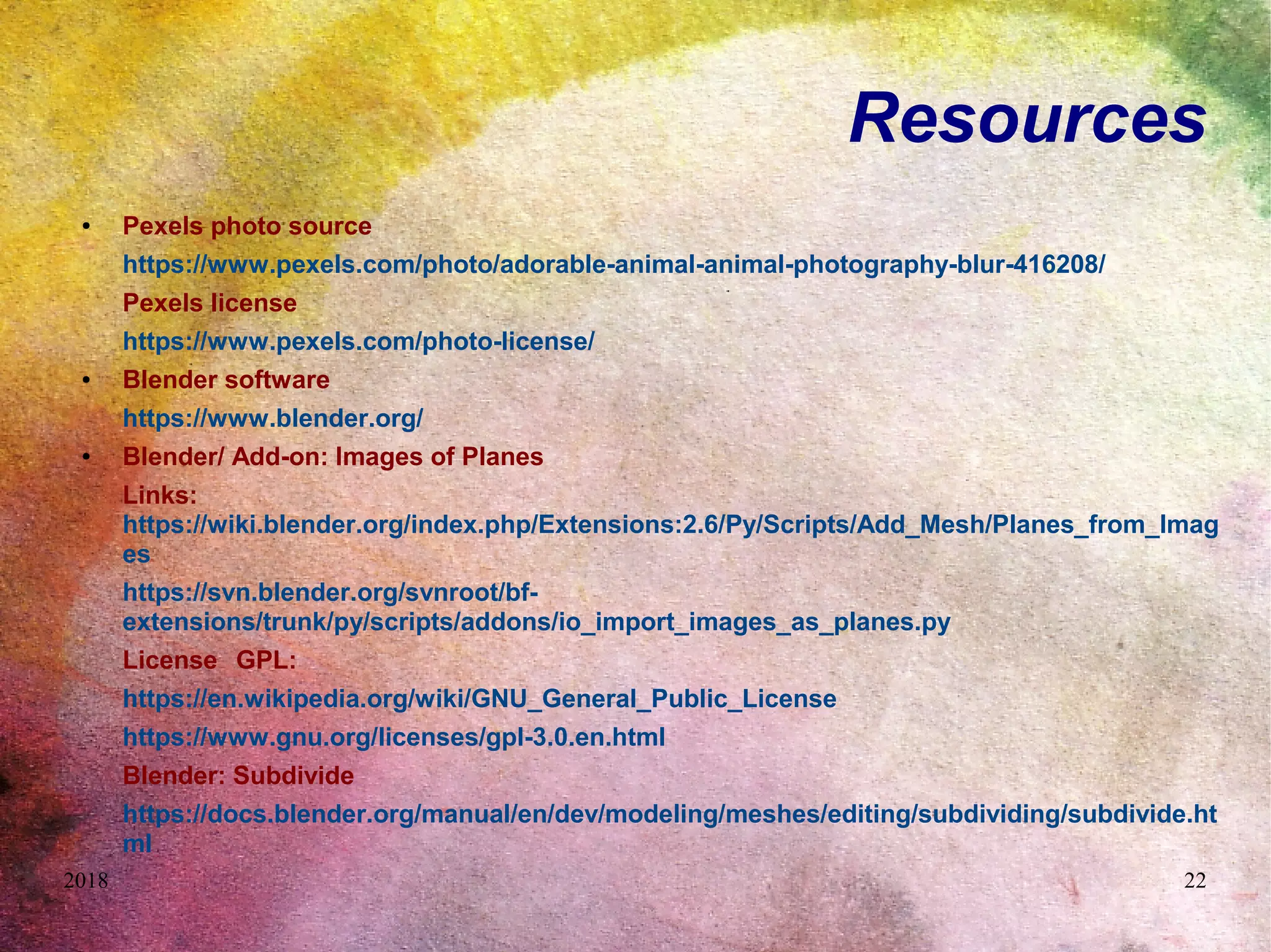 Drtad Blender Tutorial Image Processing Morphing Ppt