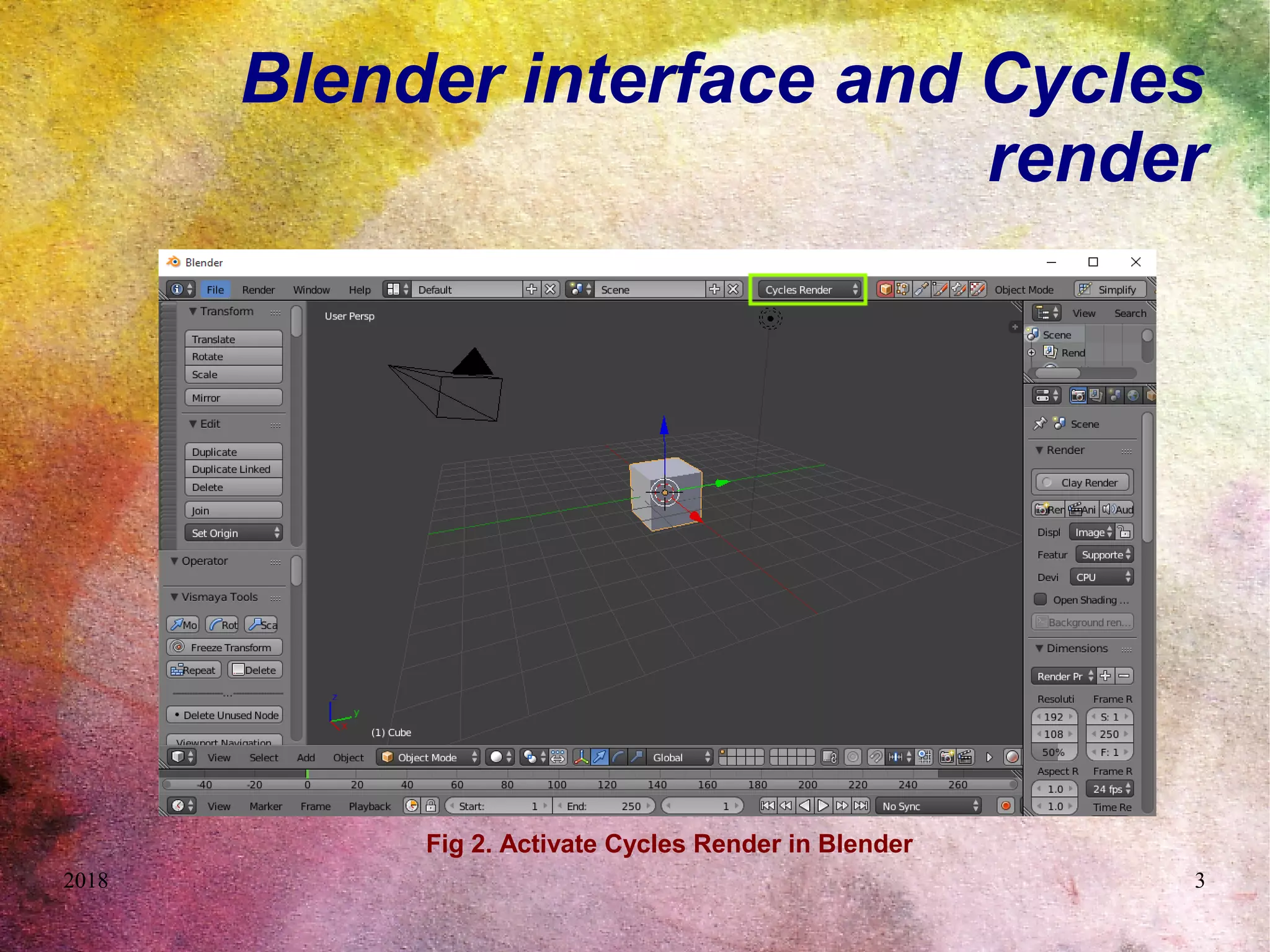 DrTAD Blender Tutorial image processing morphing | PDF