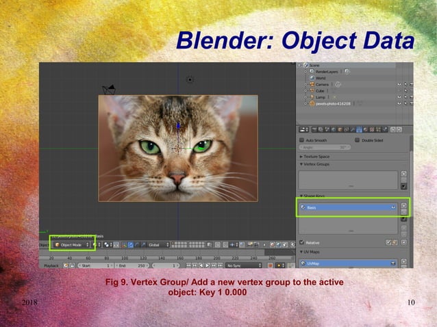 Drtad Blender Tutorial Image Processing Morphing Ppt