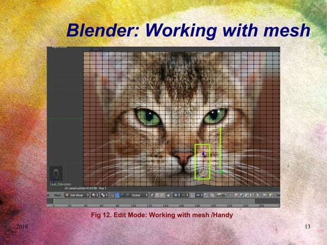 Drtad Blender Tutorial Image Processing Morphing Ppt