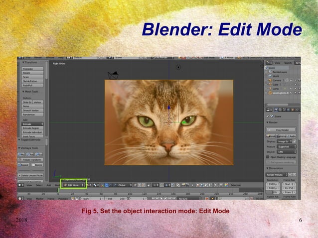 Drtad Blender Tutorial Image Processing Morphing Ppt