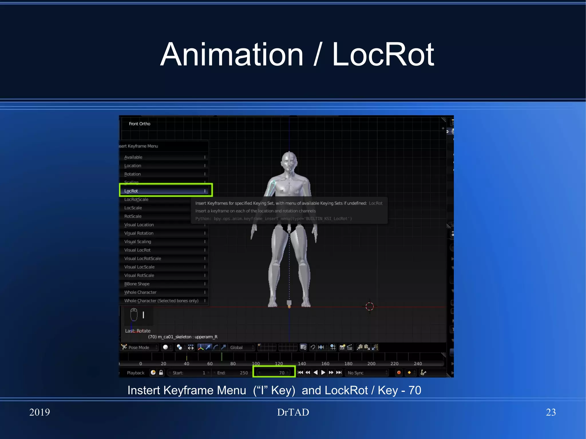 DrTAD Blender software. Rigging & Animation of 3D Human Model | PDF