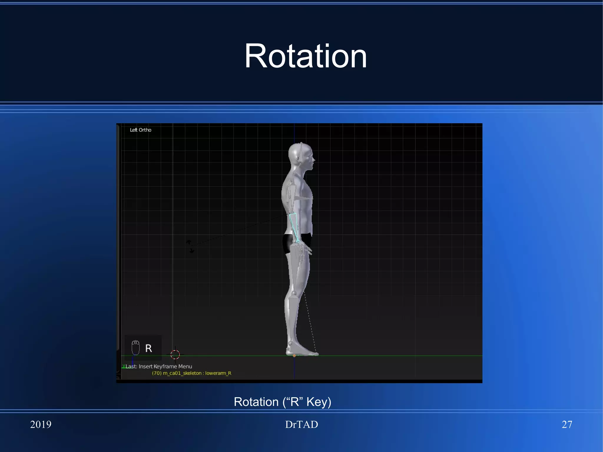 DrTAD Blender software. Rigging & Animation of 3D Human Model | PDF