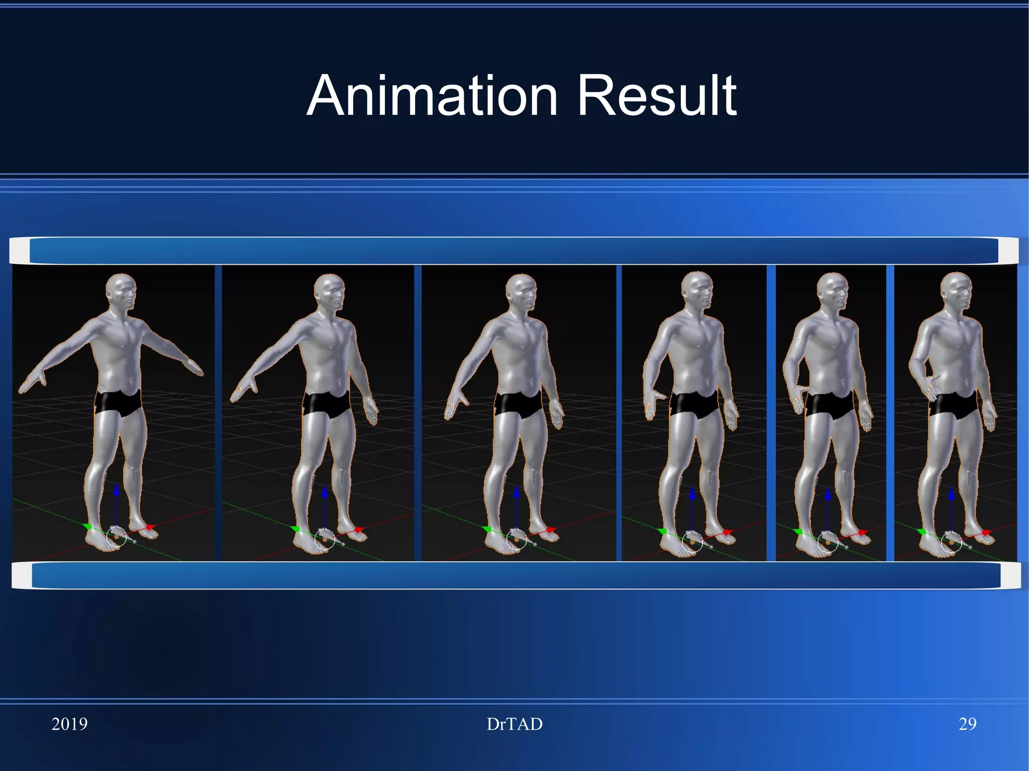 DrTAD Blender software. Rigging & Animation of 3D Human Model | PDF