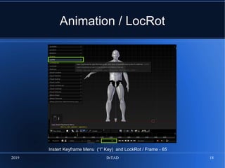 DrTAD Blender software. Rigging & Animation of 3D Human Model | PDF