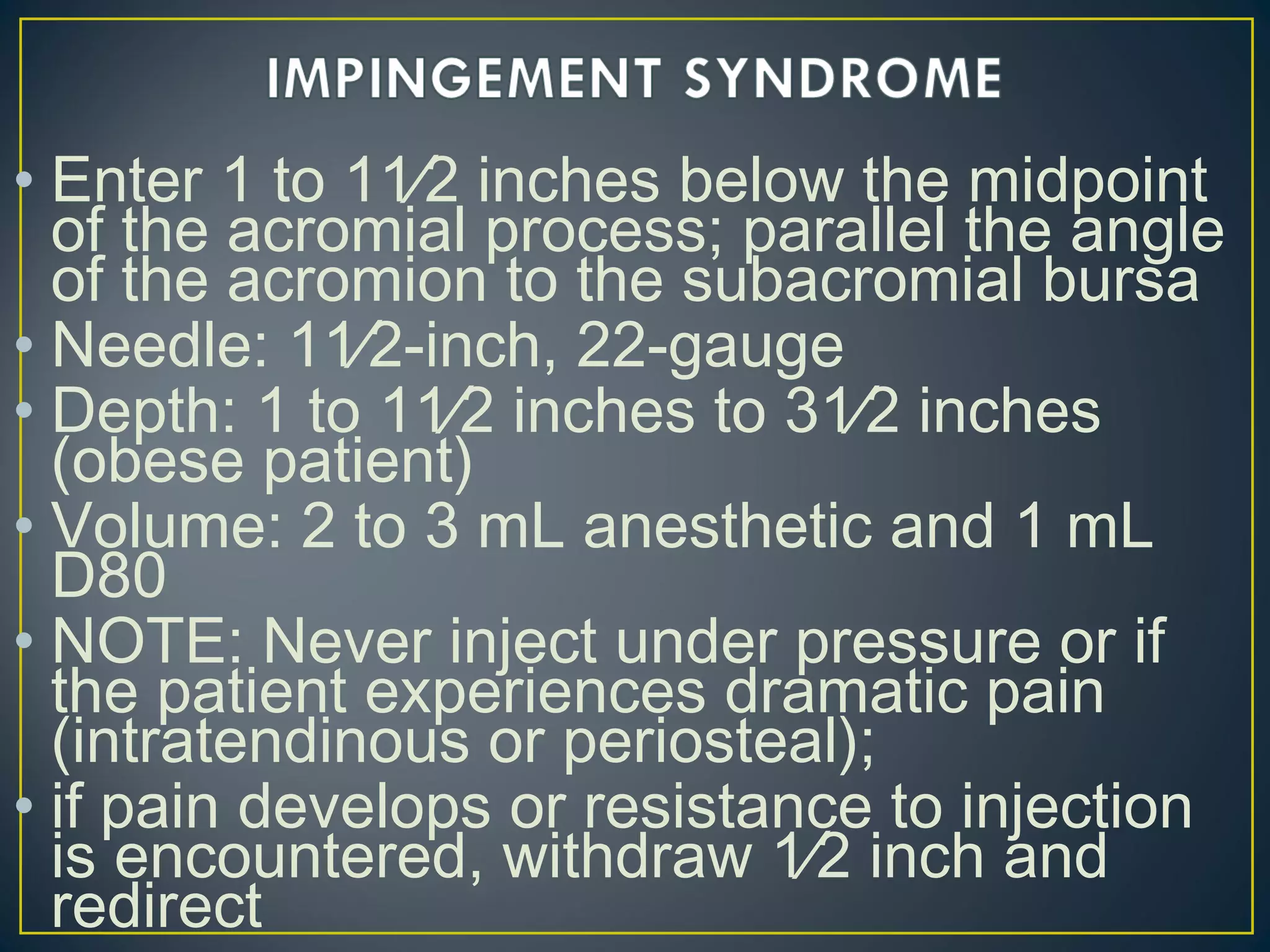 Dr tarek joint and soft tissue injections (1) | PPT