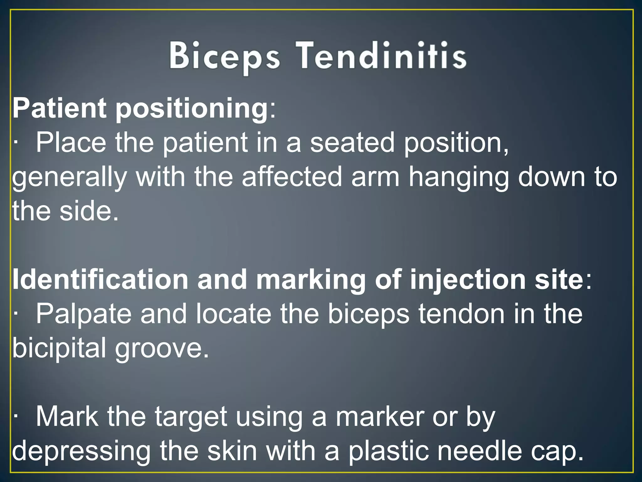 Dr tarek joint and soft tissue injections (1) | PPT