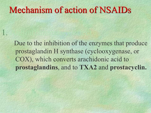 Dr tarek NSAIDs | PPT