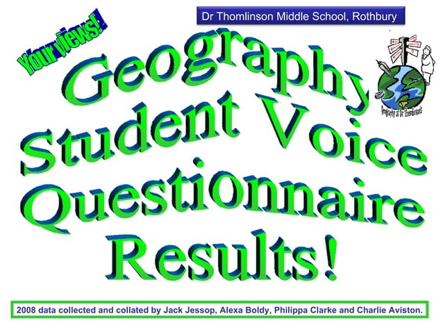 Student Voice Survey - Feb08 | PPT