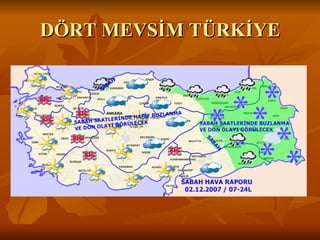 DöRt Mevsim TüRkiye | PPT