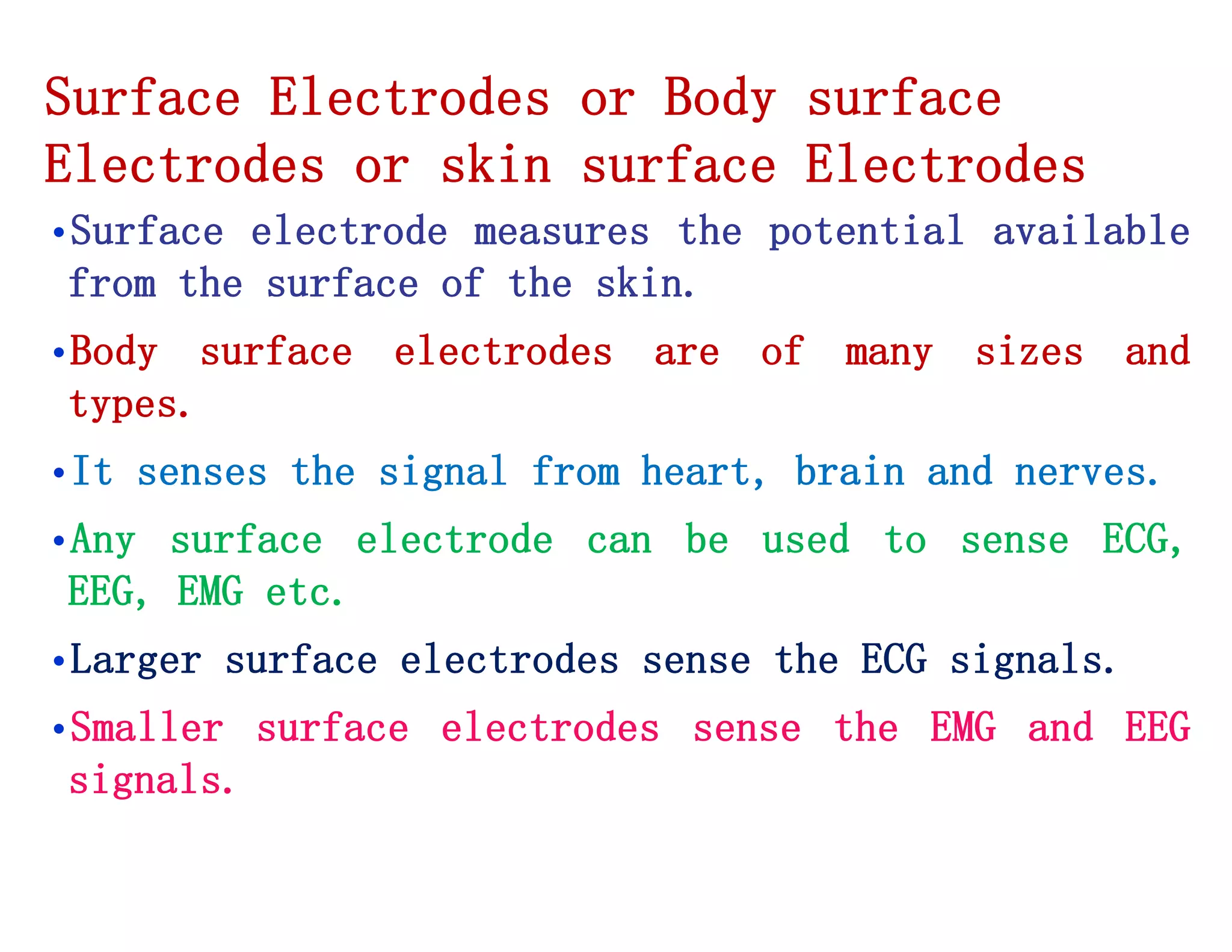 Biopotential electrodes | PDF