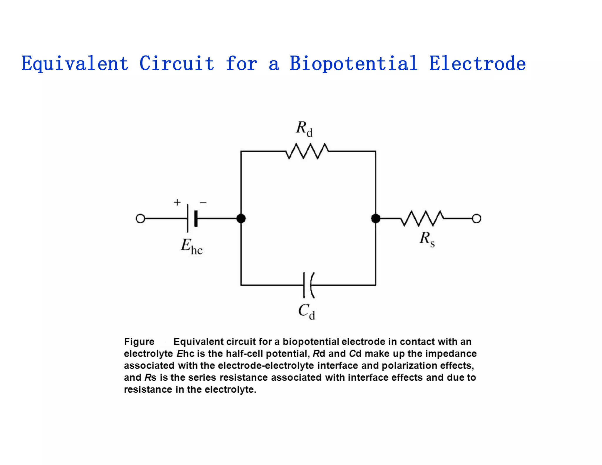 Biopotential electrodes | PDF