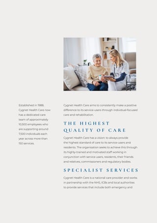 Cygnet Health Care: Clinical Vision | PDF