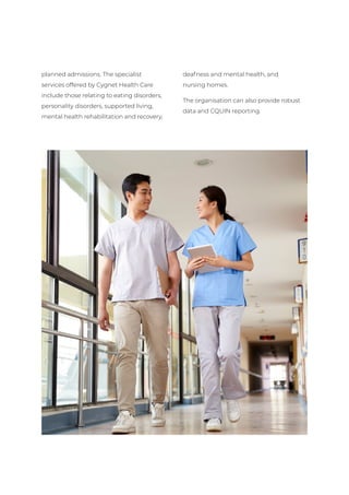 Cygnet Health Care: Clinical Vision | PDF