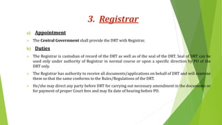 Debt Recovery Tribunal | PPTX