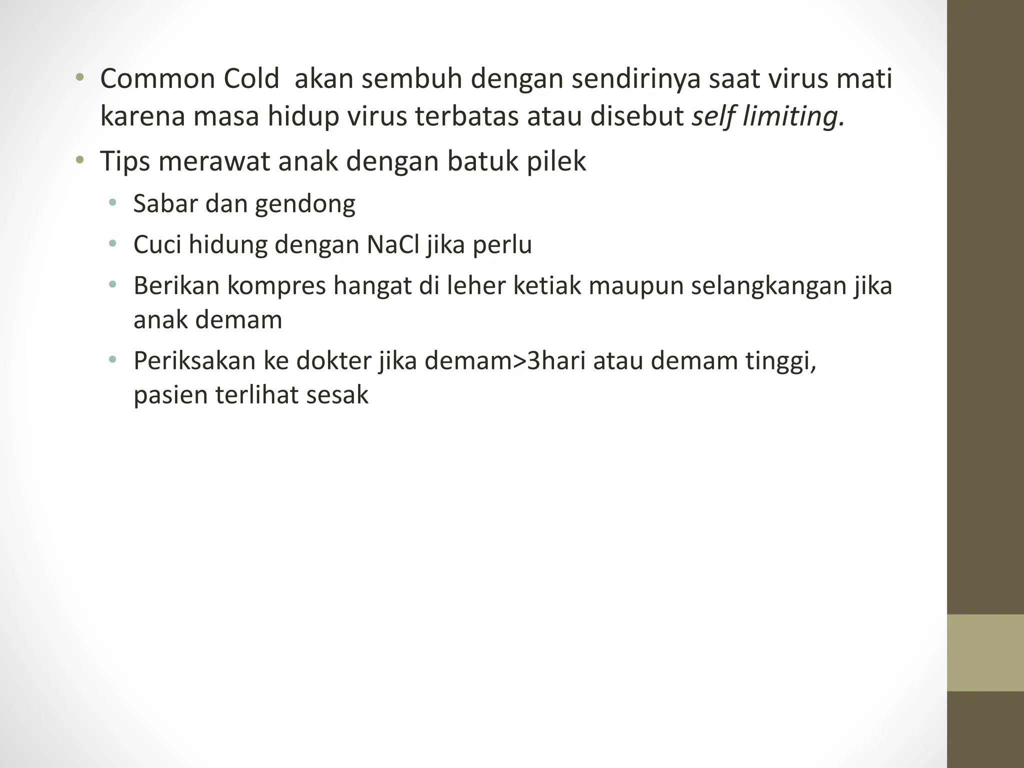 Common cold pptx | PPTX