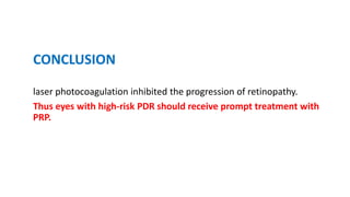 Diabetic retinopathy trials - Part 1 | PPTX