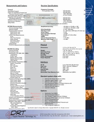 Drt scanner 4301 wcdma | PDF