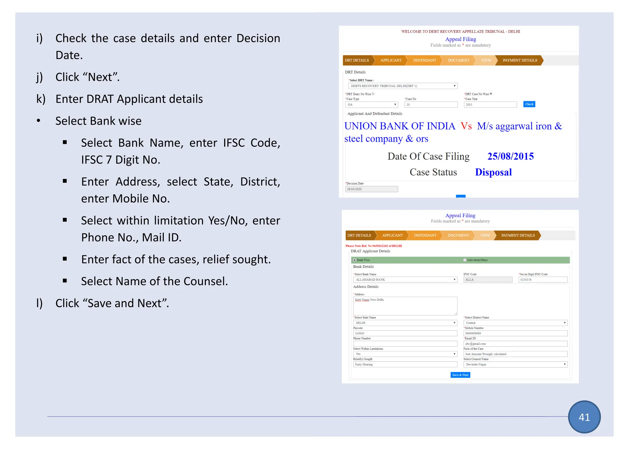DRT User Manual Online Filing 23.2.2024