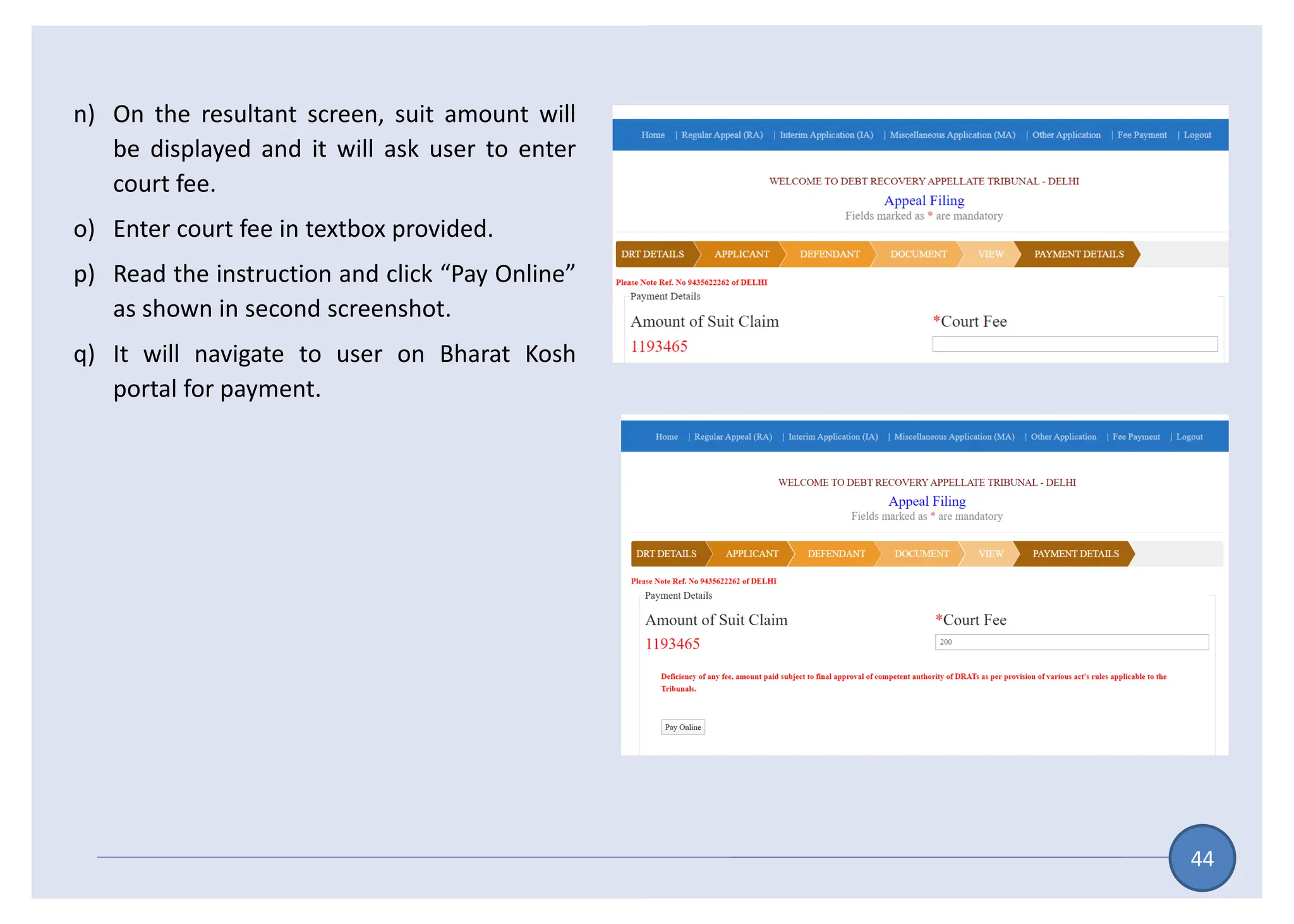 DRT User Manual Online Filing 23.2.2024