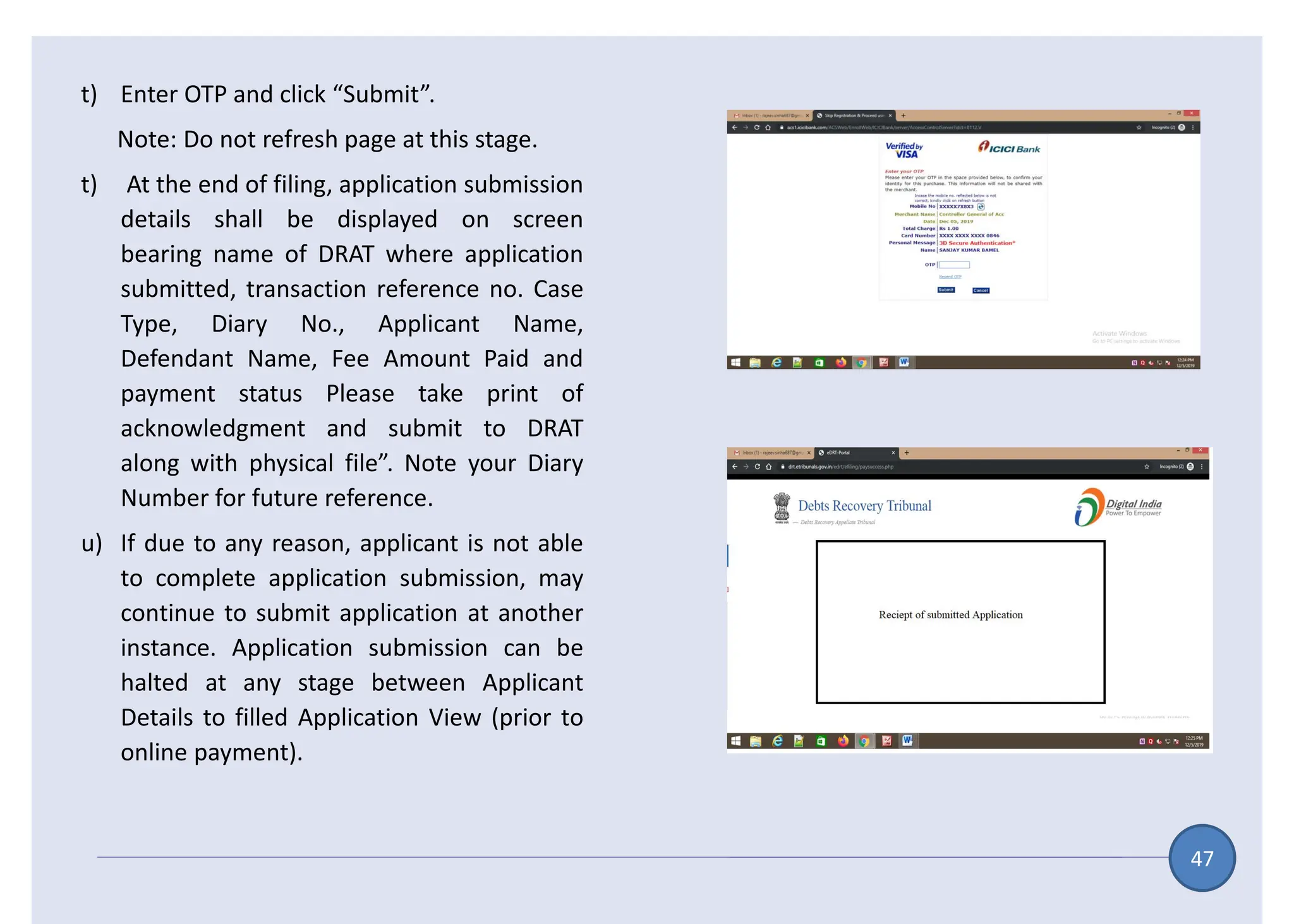 DRT User Manual Online Filing 23.2.2024