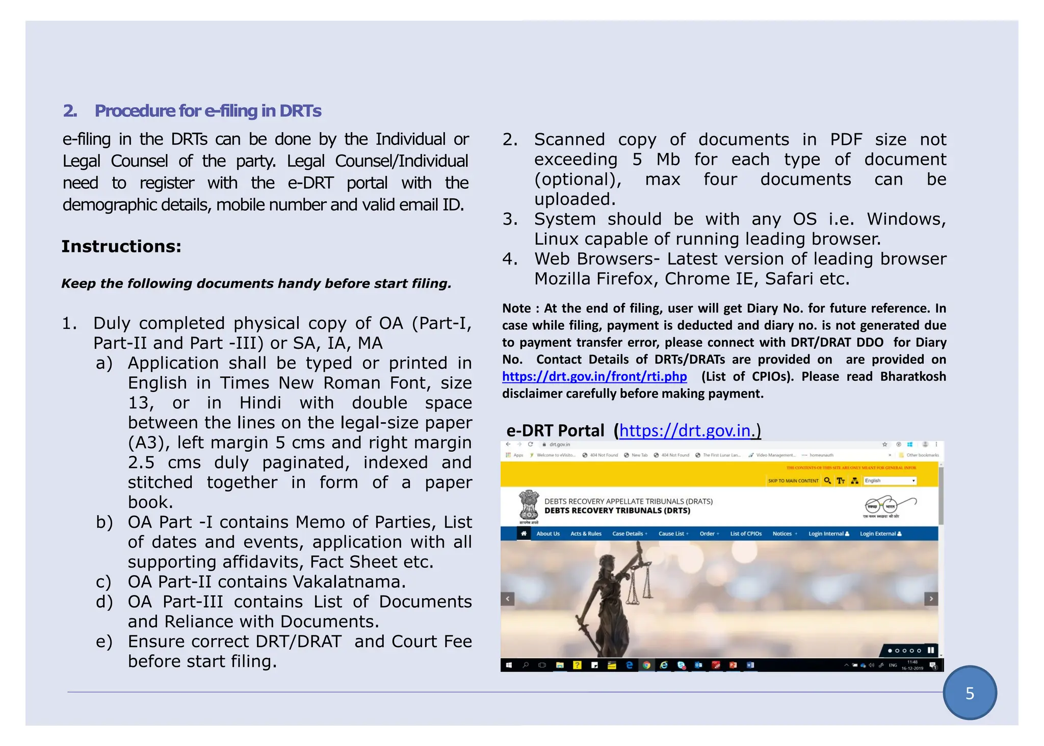 DRT User Manual Online Filing 23.2.2024