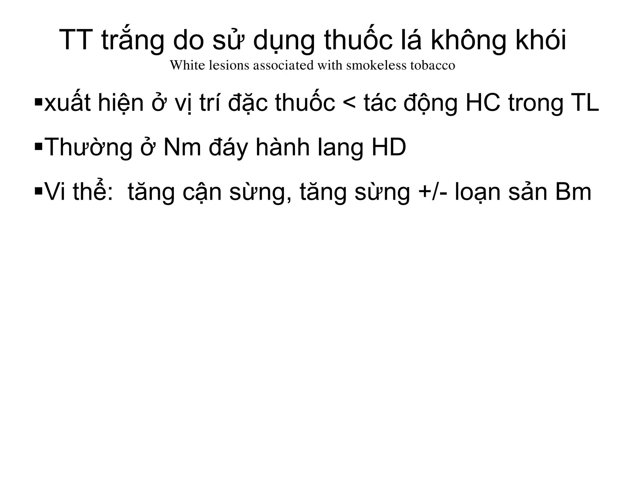 Chan doan dieu tri mot so ton thuong benh hoc mieng | PDF