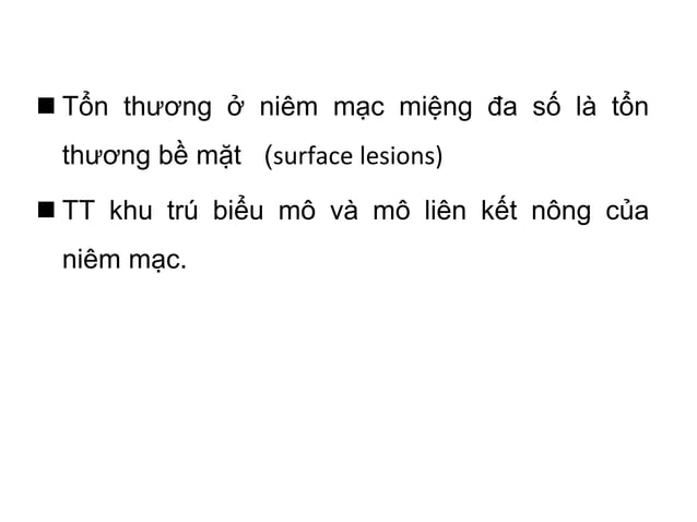 Chan doan dieu tri mot so ton thuong benh hoc mieng | PDF