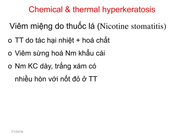Chan doan dieu tri mot so ton thuong benh hoc mieng | PDF