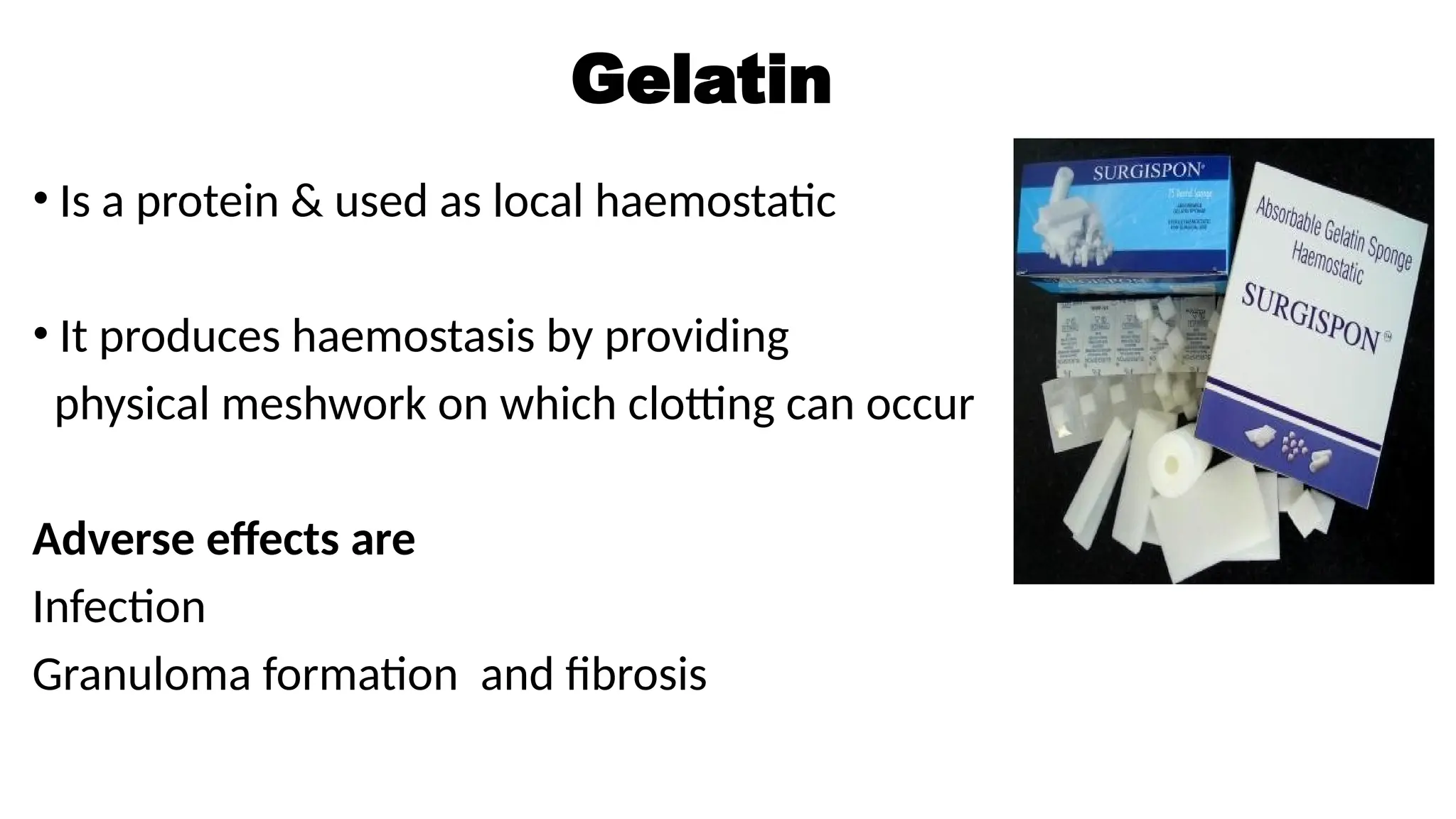 Drugs used as styptics, detail pharmacology of the drugs used as ...