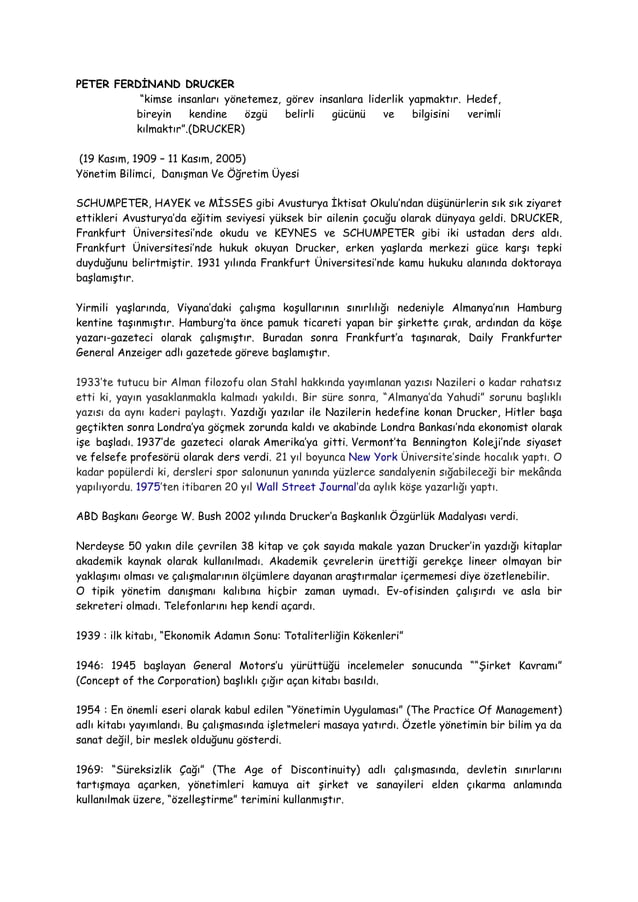 Peter F. Drucker | PDF