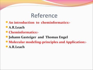 DRUG DESIGN BASED ON BIOINFORMATICS TOOLS | PPT