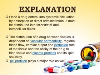 Drug distribution | PPTX