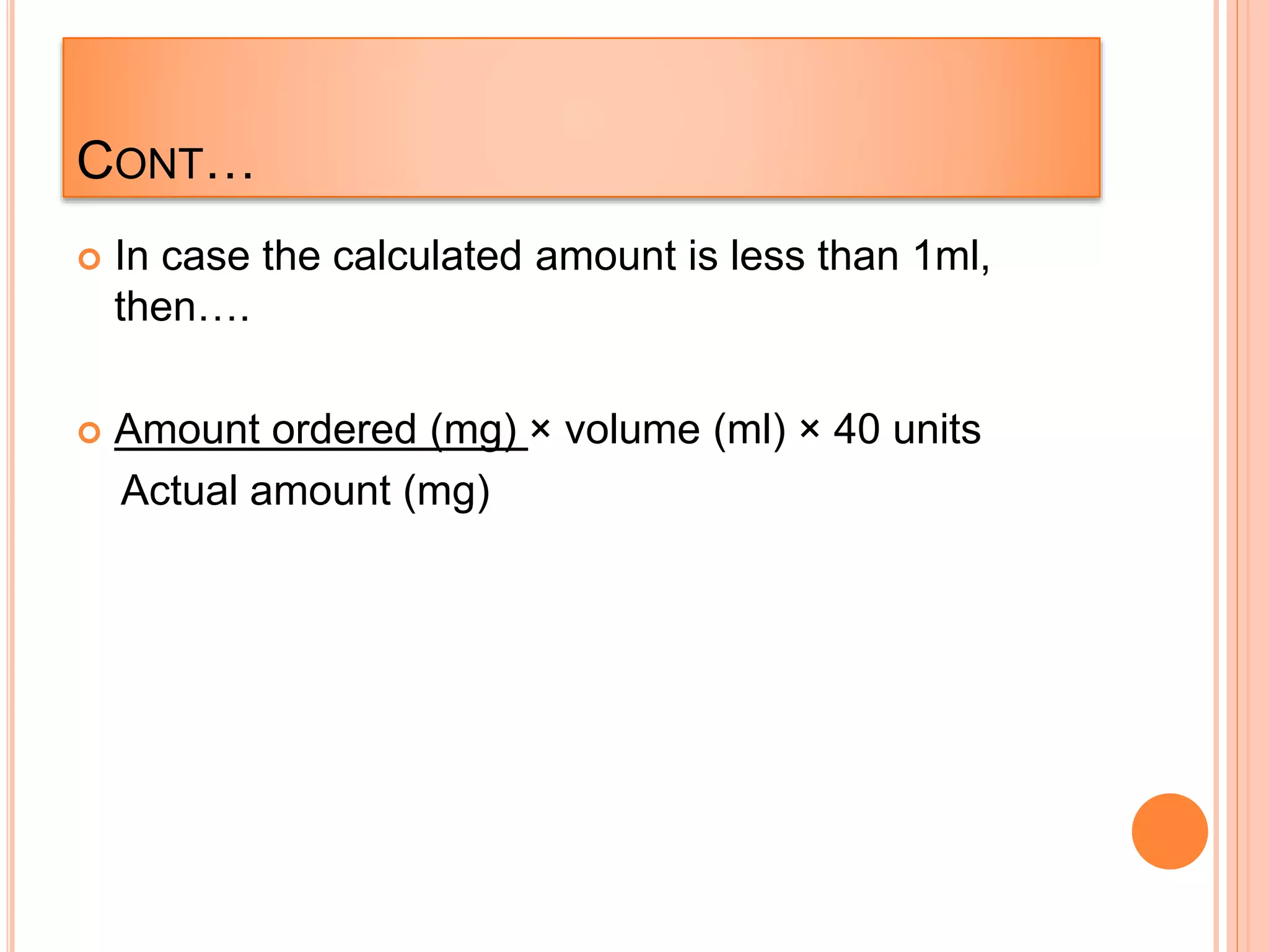 DRUG DOSAGE CALCULATION IN PEDIATRICS BY MANISHA THAKUR | PPTX