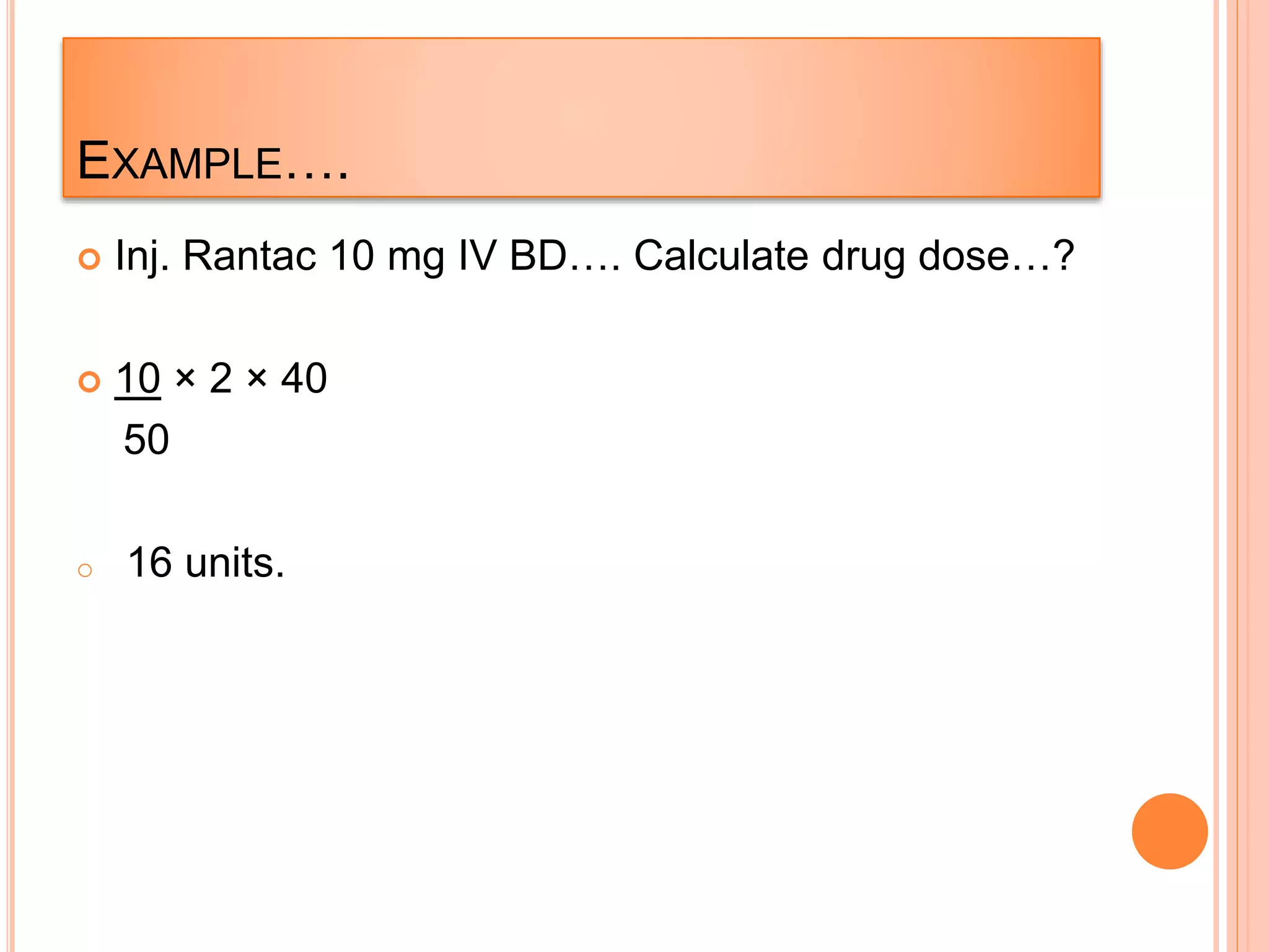 DRUG DOSAGE CALCULATION IN PEDIATRICS BY MANISHA THAKUR | PPTX
