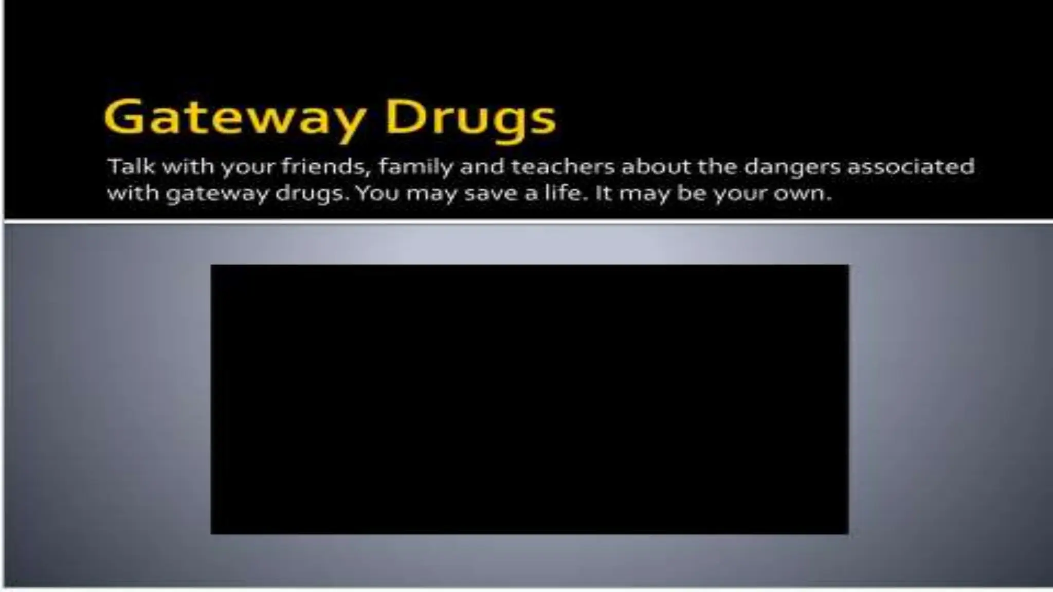 Drug Abuse Education - PPT about drugs and solution | PPTX