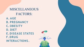 Factors affecting Drug Distribution pharma | PPT