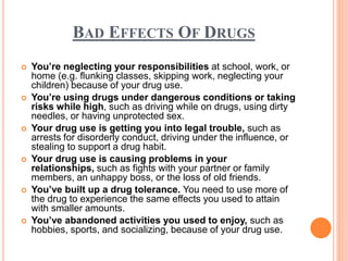 Drug a boon or a curse | PPT