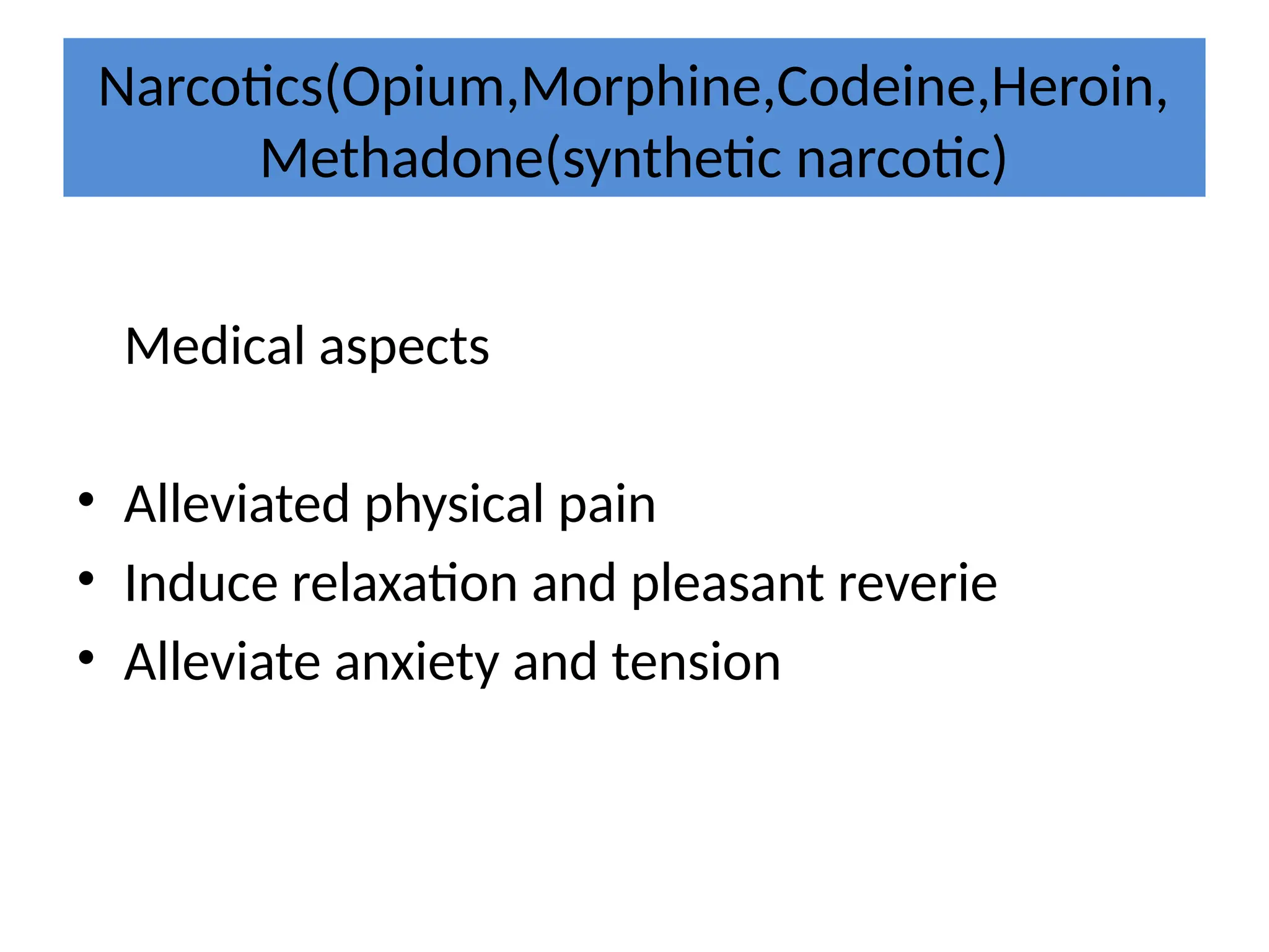 Presentation on Drug of abuse for Indian scenario | PPTX