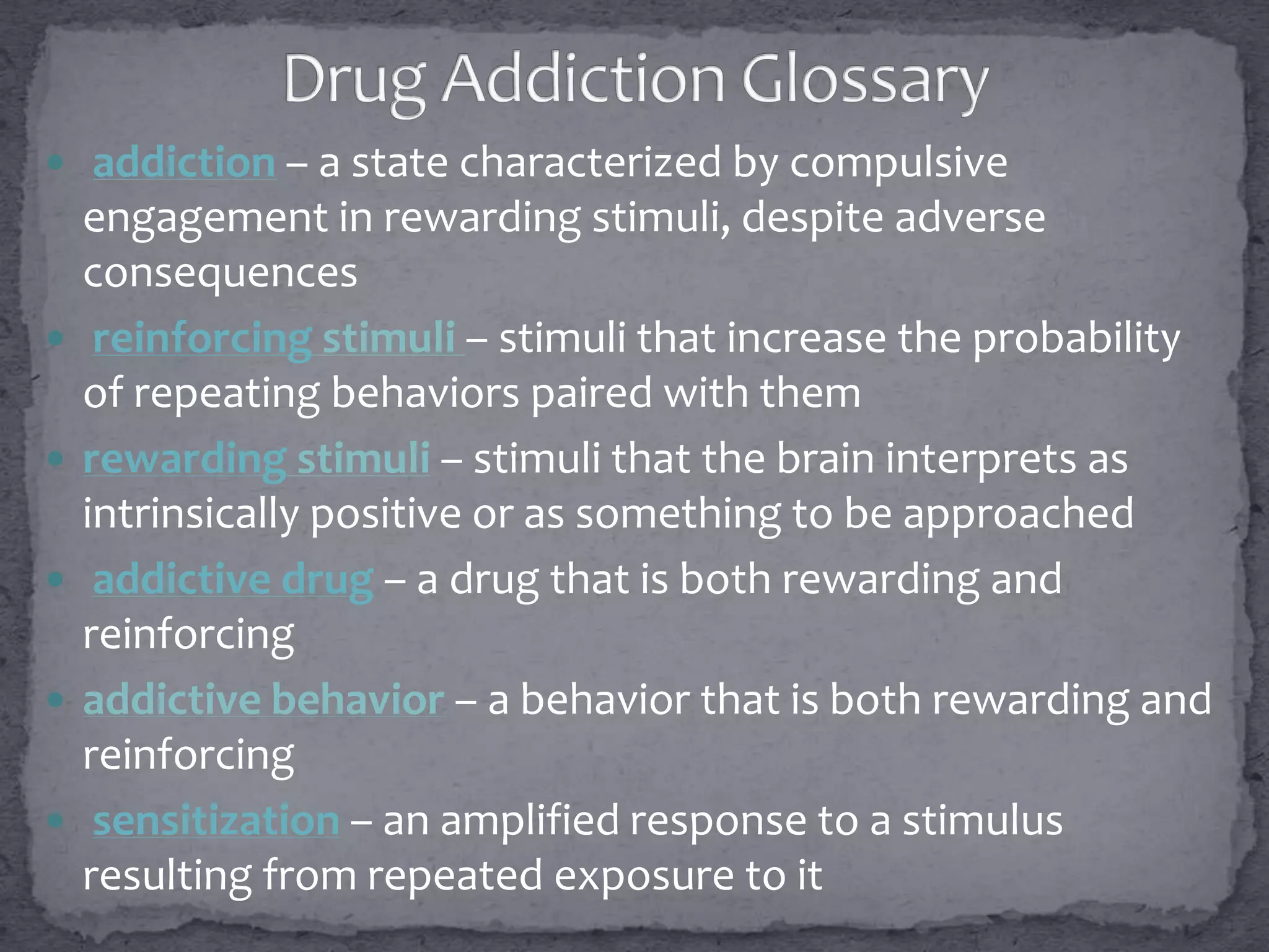 Drug addiction | PPTX