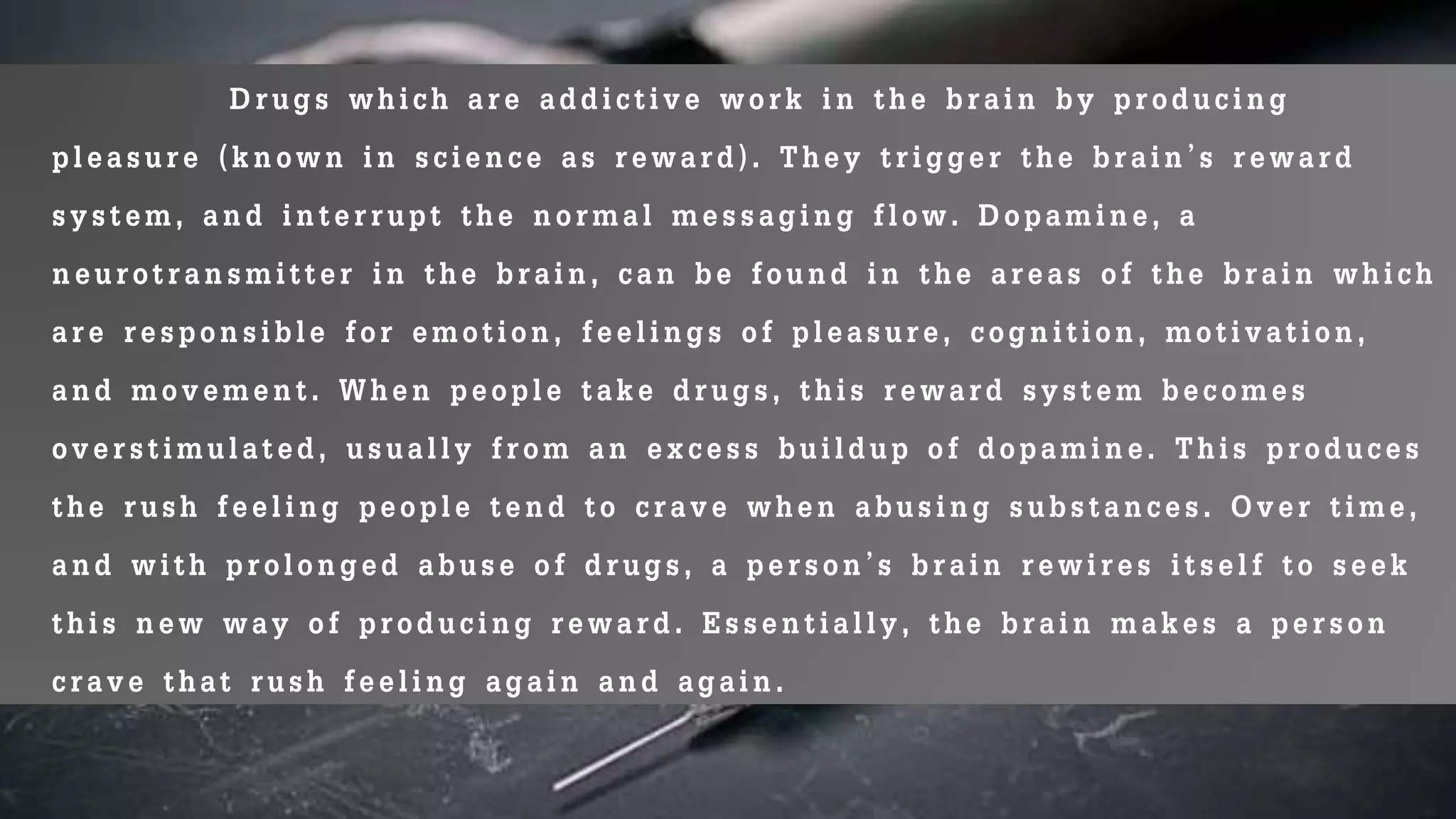 Drug addiction | PPTX