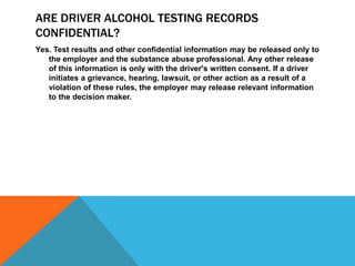 Drug and Alcohol Awareness Slideshow | PPSX