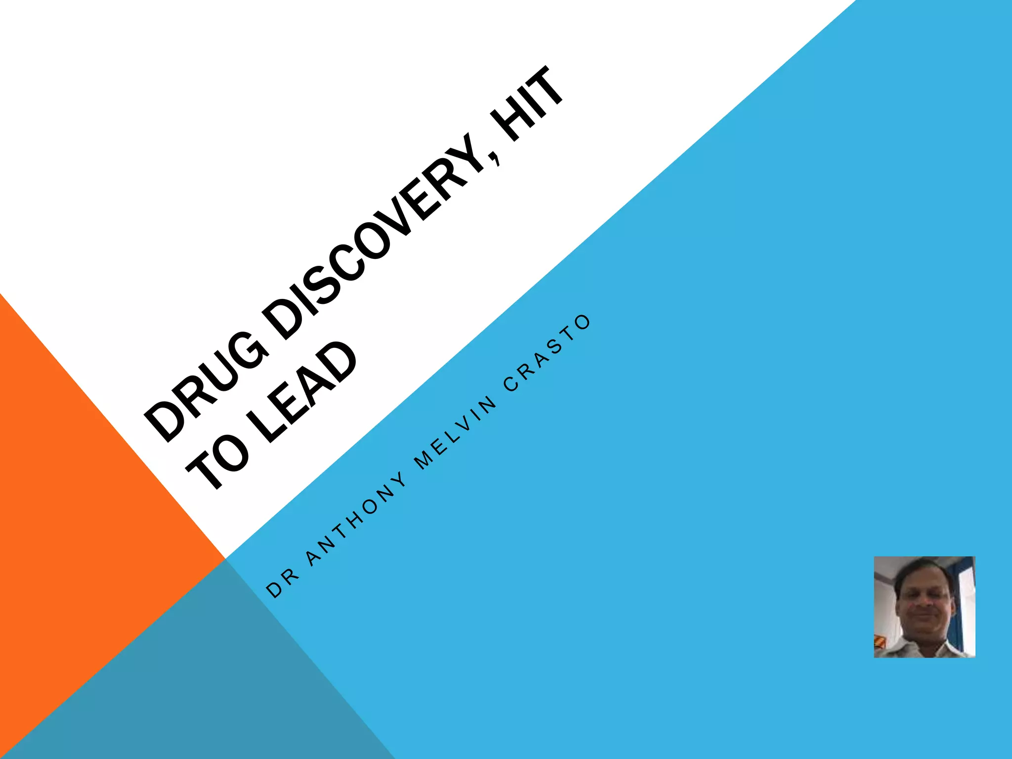 Drug discovery hit to lead | PPTX