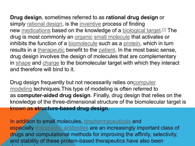 Drug discovery hit to lead | PPTX | Chemistry | Science