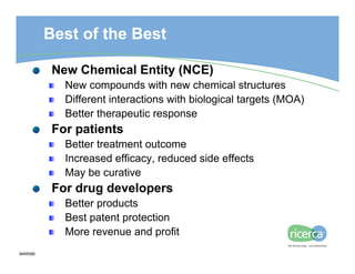 Drug Discovery - The Origin of New Chemical Entity Pharmaceuticals | PDF