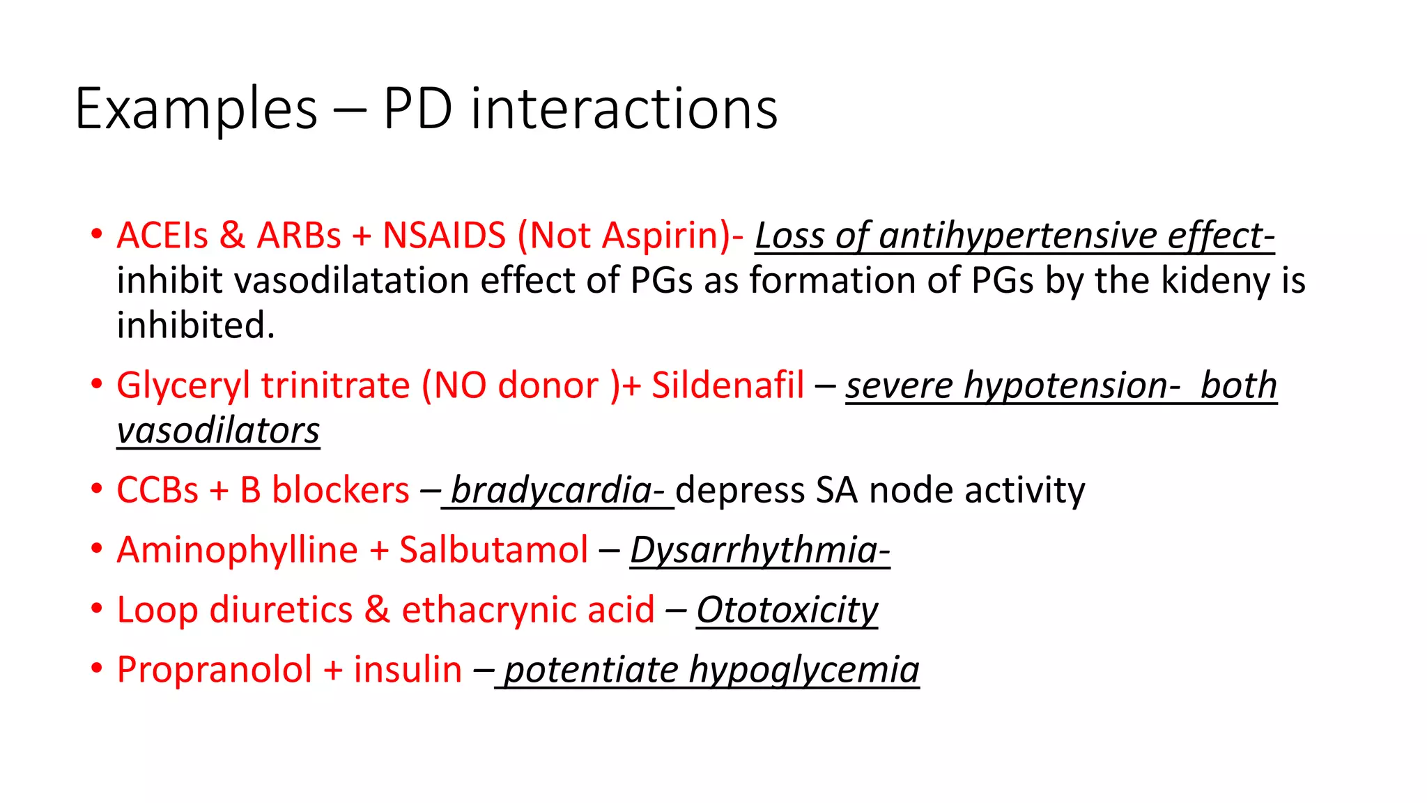Drug drug interaction | PPTX