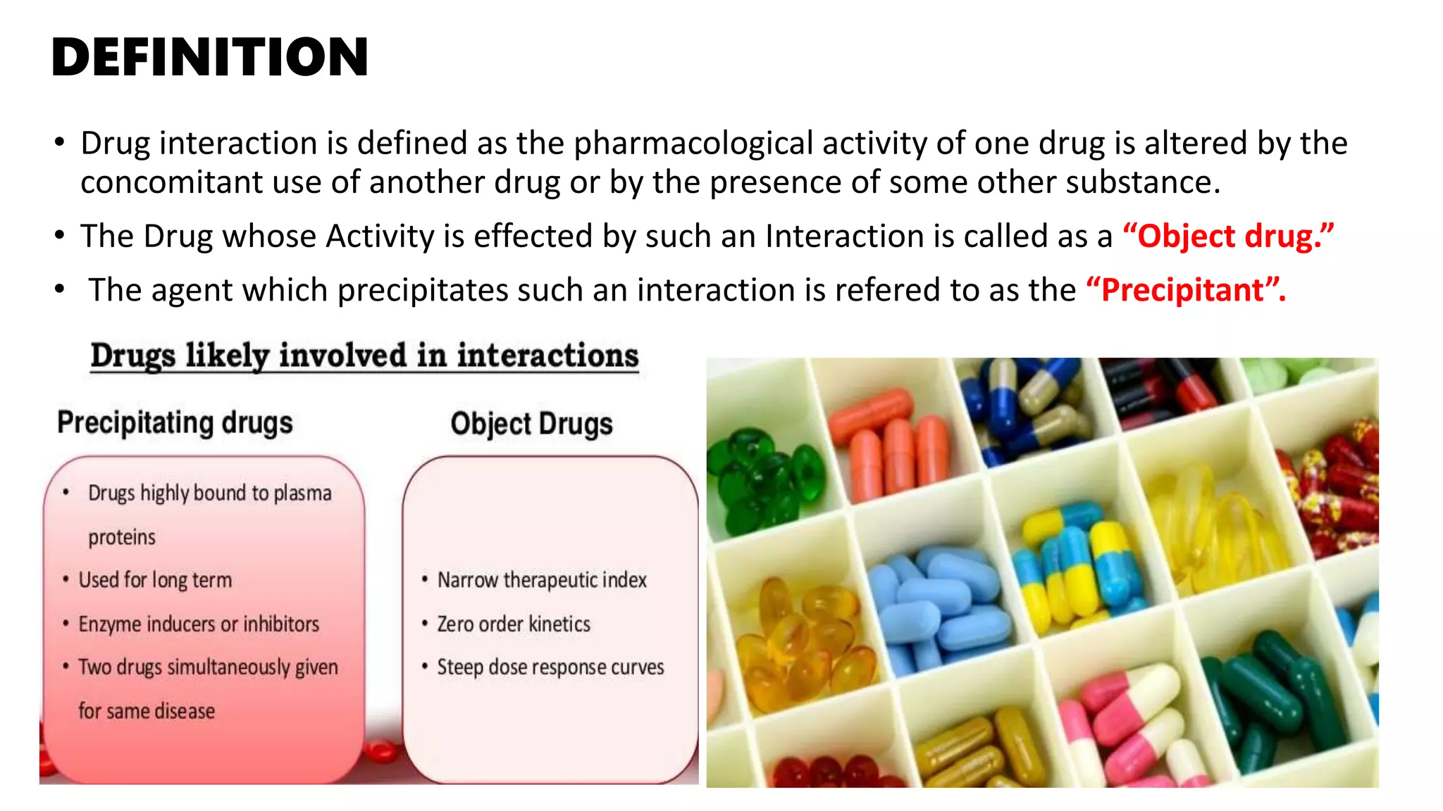 Drug drug interaction | PPTX