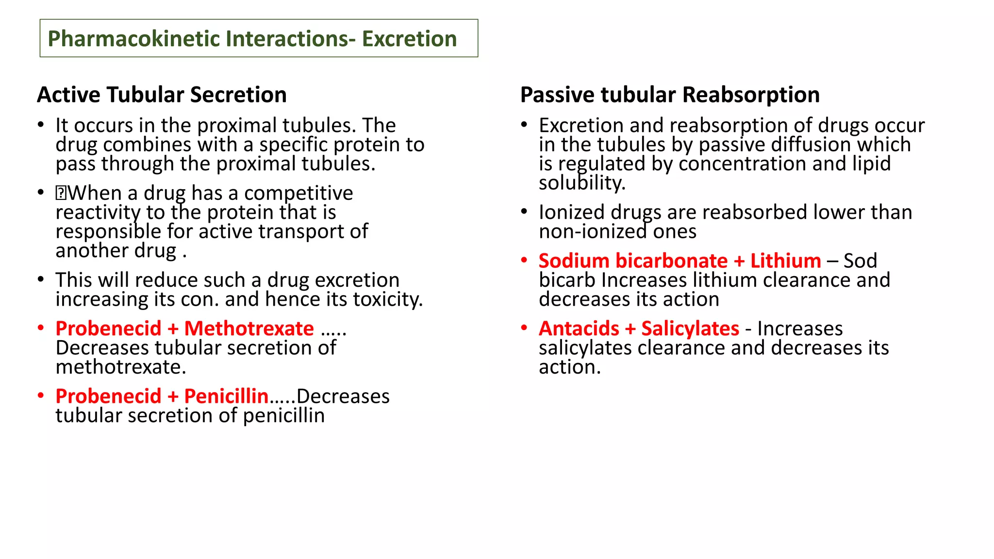 Drug drug interaction | PPTX
